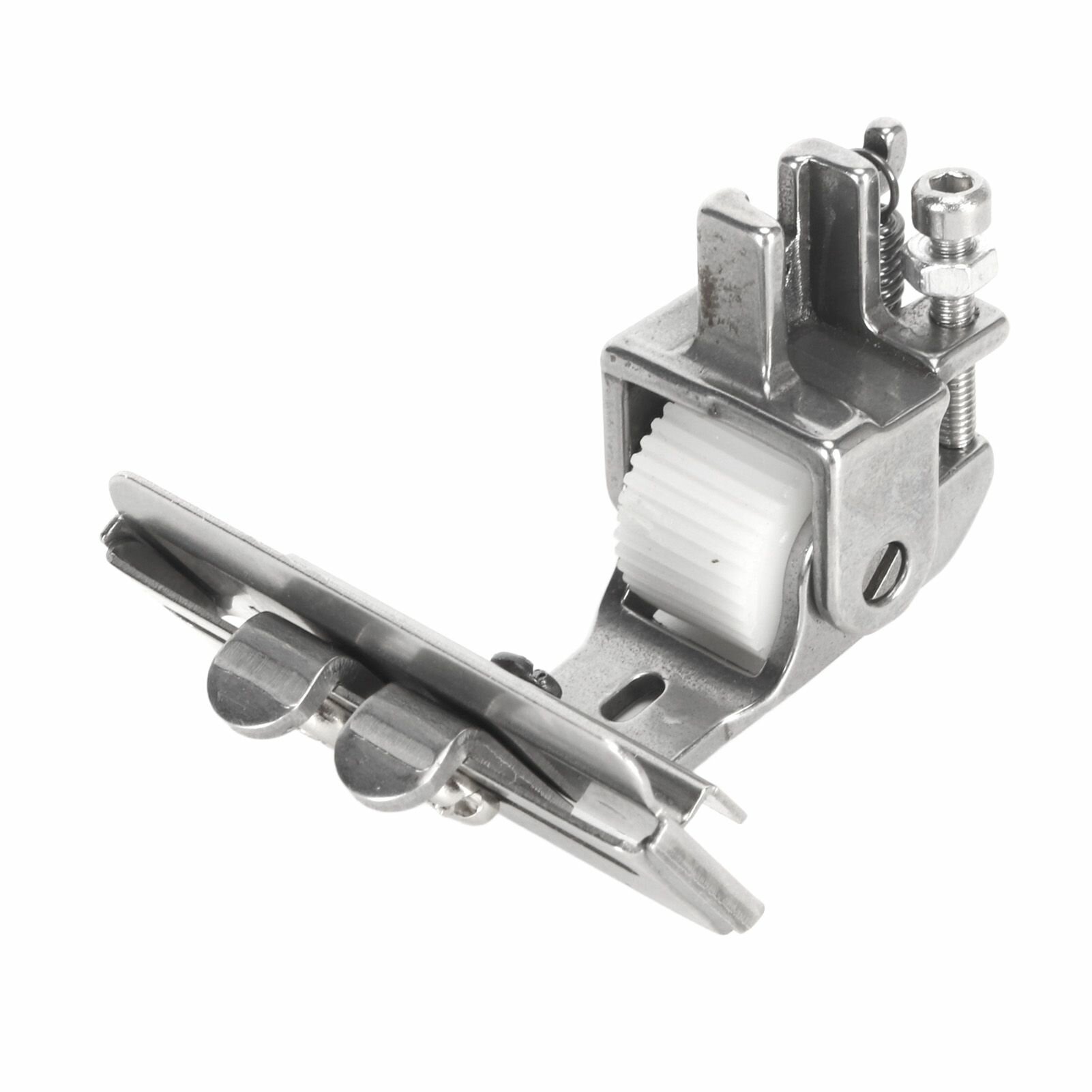 Пластиковая прижимная лапка с колесом, регулируемая ширина, плавная прижимная лапка для шитья кружева для твердой кожи