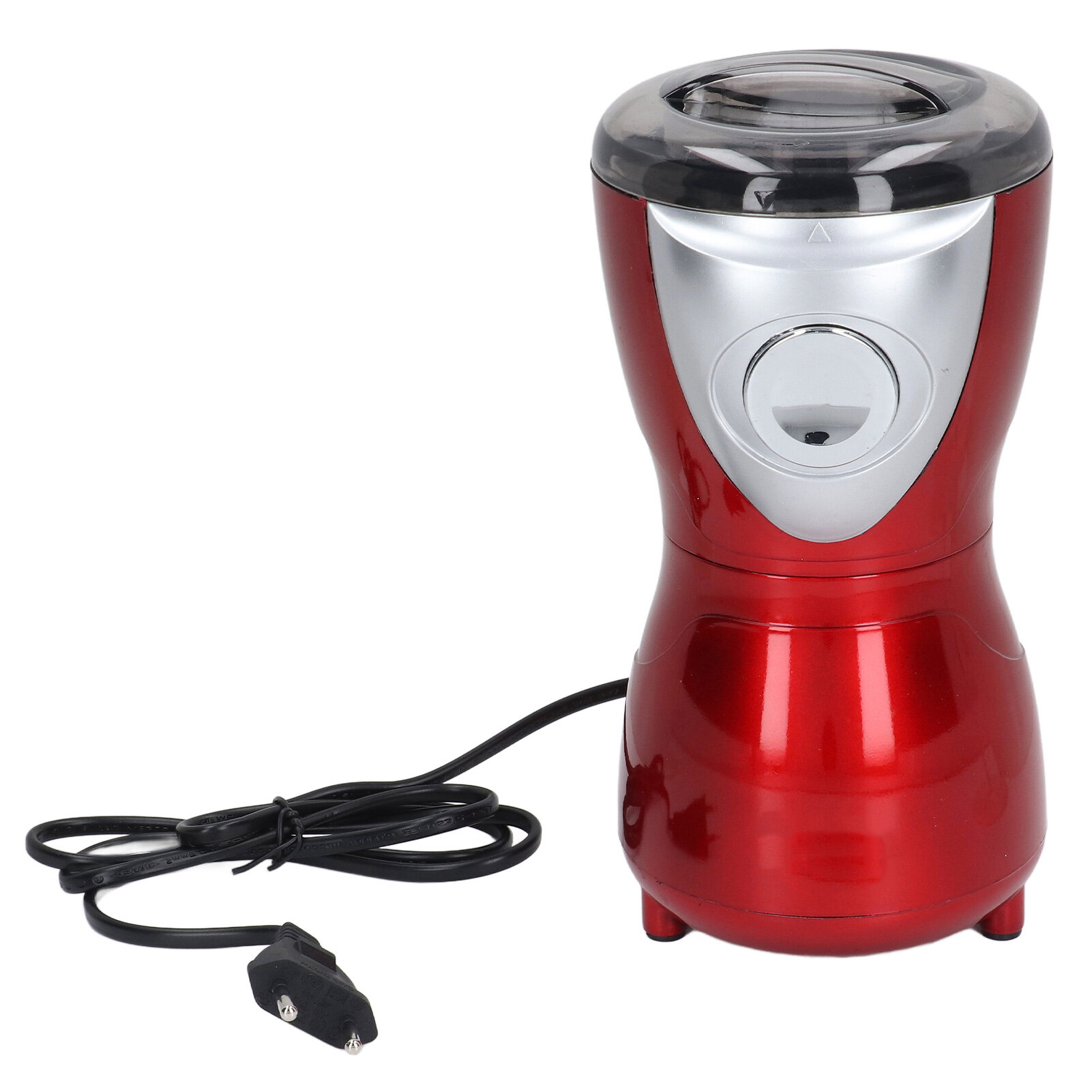 Электрическая кофемолка из нержавеющей стали 304, 220 В, вилка европейского стандарта, 300 Вт, электрическая мельница для специй с одной кнопкой, для фасоли, специй