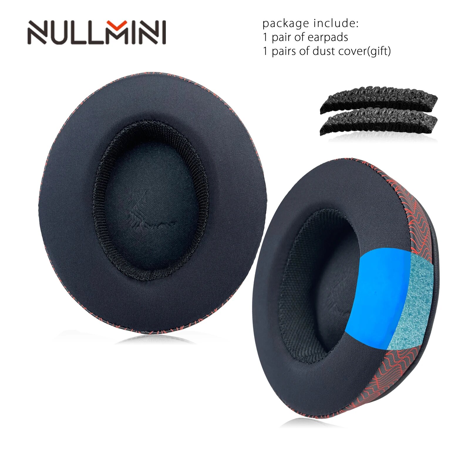 Сменные амбушюры NullMini для наушников Sennheiser HD650, HD660, HD660S, HD600, HD580, HD565, HD545, HD535