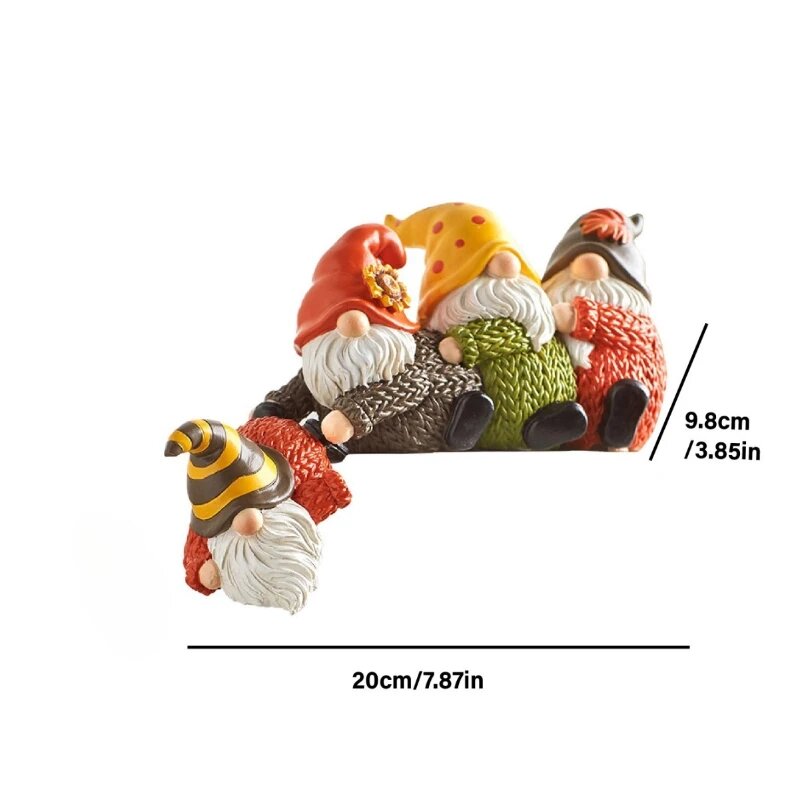 Рождественский гном белый медведь из резины dwarf