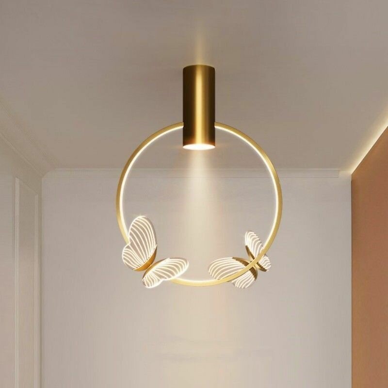 Люстра с бабочкой, LED 26 Вт