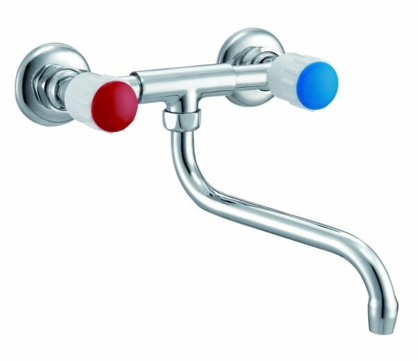 SMS Смеситель настенный нижний излив (5-Z-033)