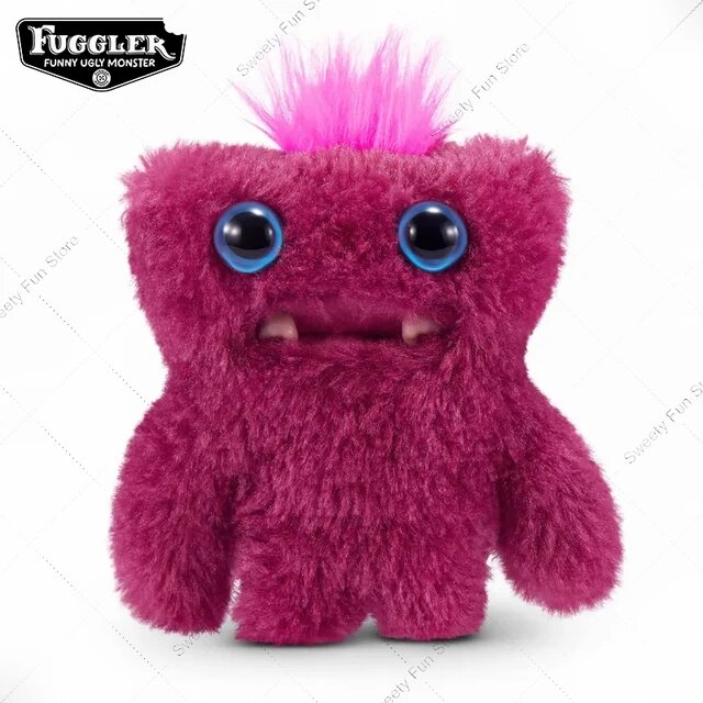 Аутентичная плюшевая игрушка Fugglers Ugly Monster, милый маленький монстр, кавайная плюшевая кукла-монстр, подарок на день рождения