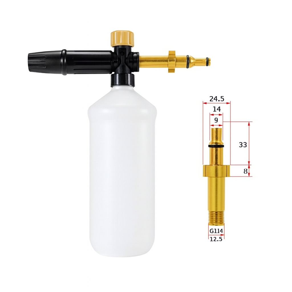 Пенная насадка на мойку Диолд (Diold), бачок 1 л, густая пена