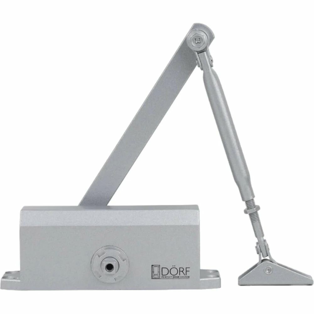 Дверной доводчик DORF 130 кг, серебро L8225_silver