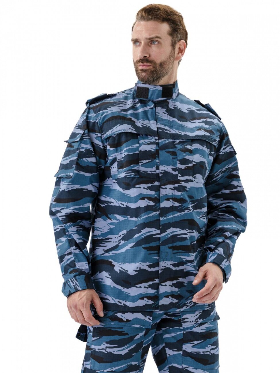 Костюм спецназ куртка/брюки цвет: кмф "Серый камыш", ткань: твил, 48-50, 182-188