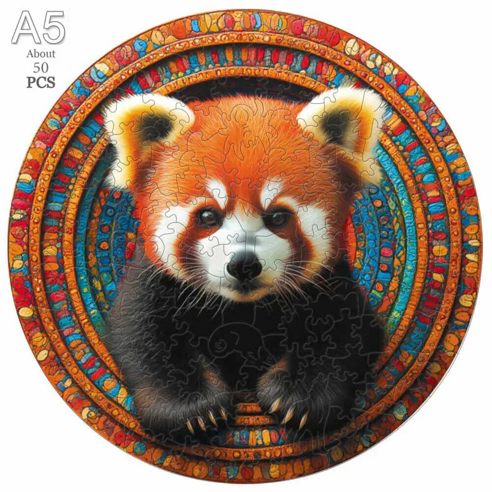 Новые деревянные пазлы с животными для взрослых, загадочная головоломка с пандой, детские игрушки, подарки, игры, 3D деревянные пазлы, головоломки