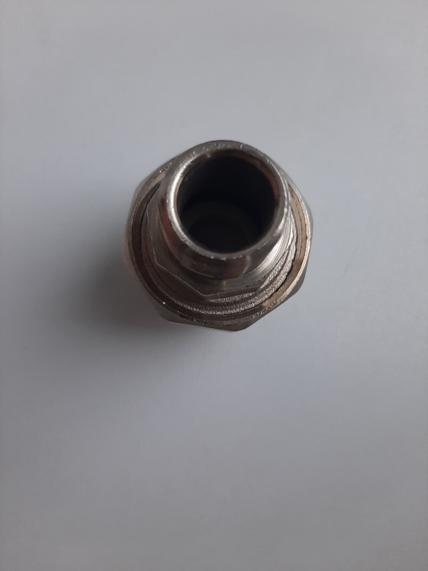 Американка ПП ( серый цвет) SPK наружная резьба 20х 1/2 ( муфта разъёмная ПП с наружной резьбой)