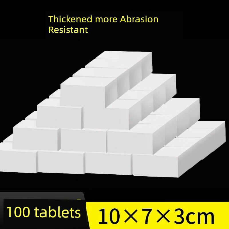 Нано-губка-ластик для чистки, блок для мытья посуды, чайных сервизов, чашек, удаления пятен, чистки обуви 100 штук