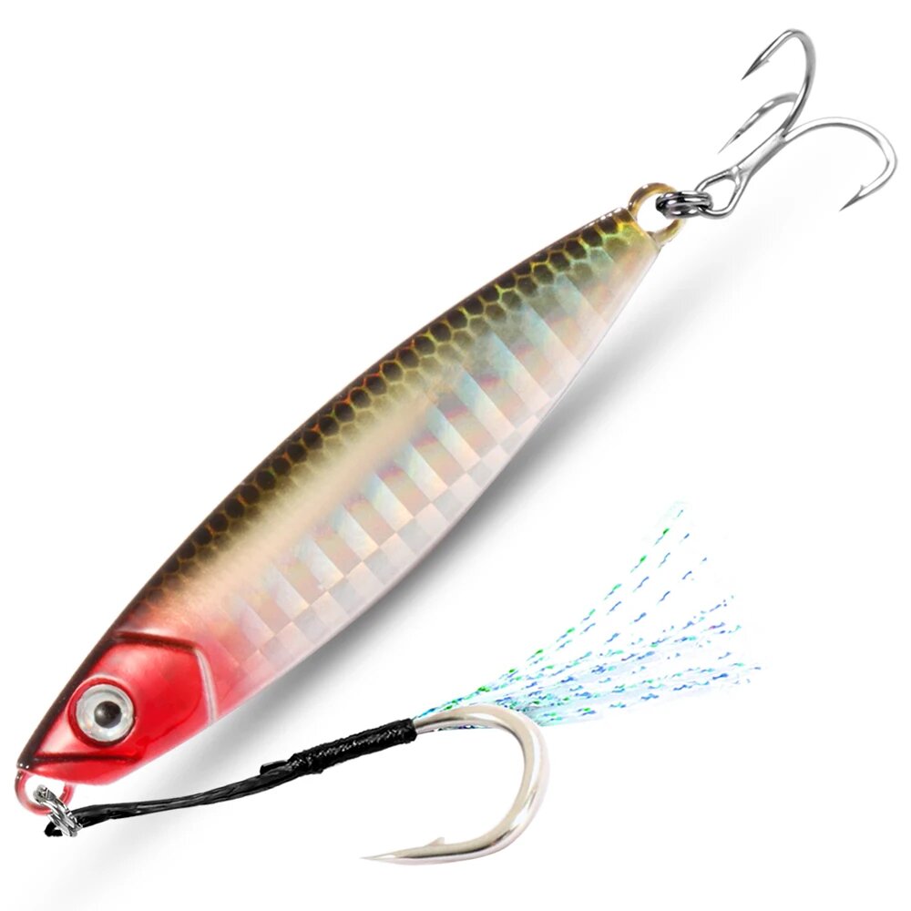 GOBAIT Металлическая джиг-приманка 10г 15г 20г Серый, 10g, Fishing Lure K2
