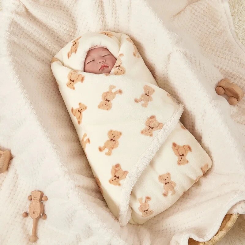 Детское одеяло OIMG Coral Fleece 1-3 года Бежевый, khaki bear