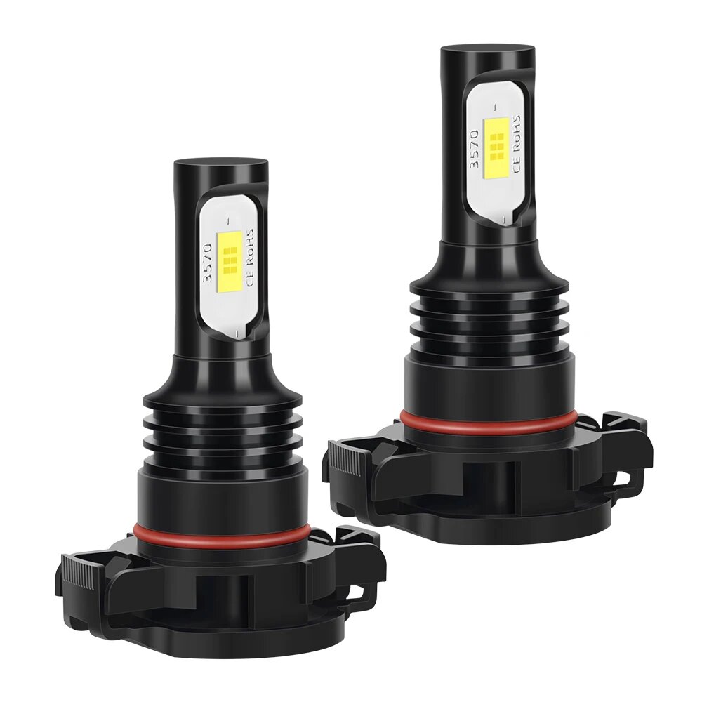 2 шт. 5202 H16 PS24W светодиодные автомобильные противотуманные фары 12000LM автоматические противотуманные фары 12 В 24 В для Chevrolet Captiva 2012 2013 2014 2015 2016 2017