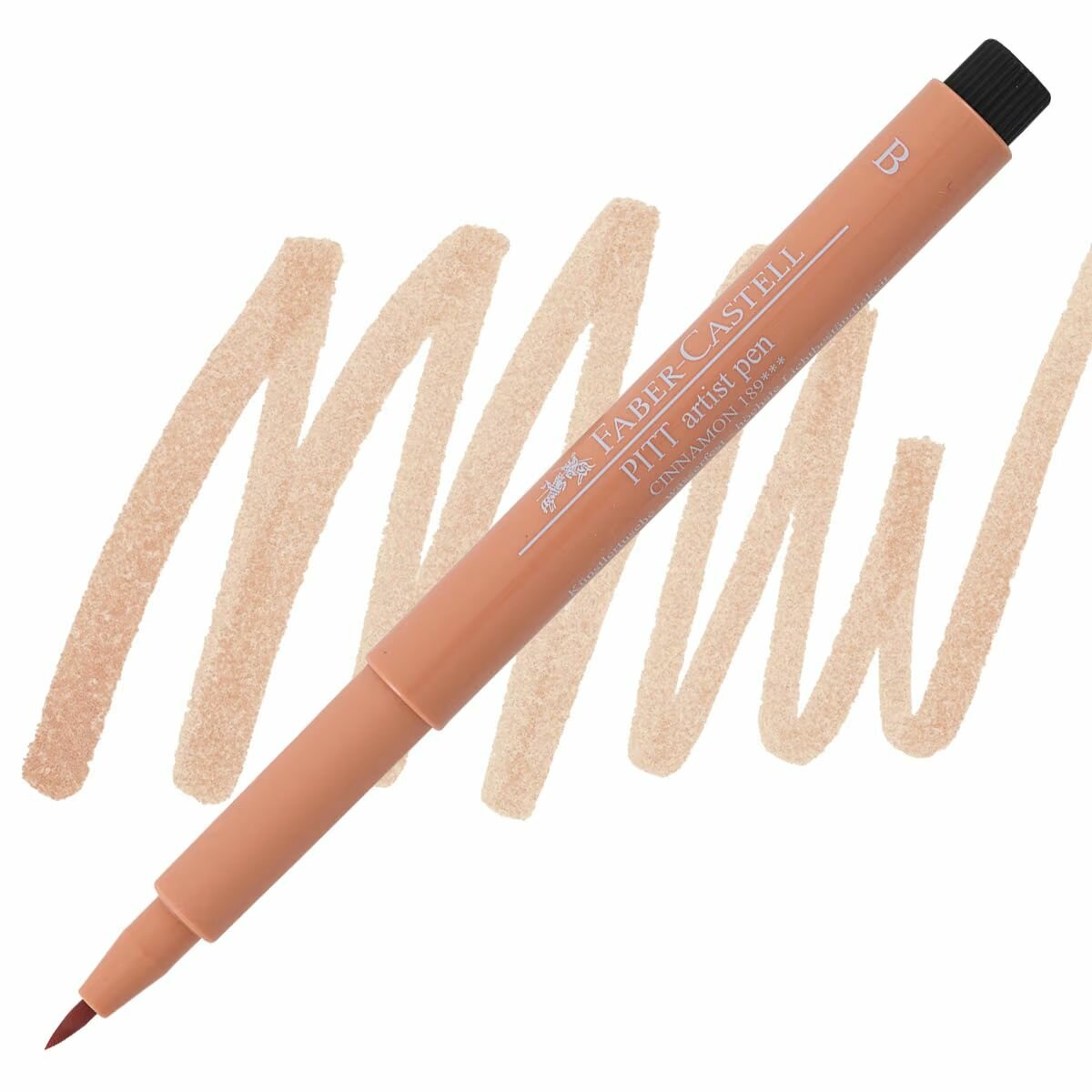 Ручка капиллярная Faber-Castell "Pitt Artist Pen Brush", цвет 189 светло-коричневая