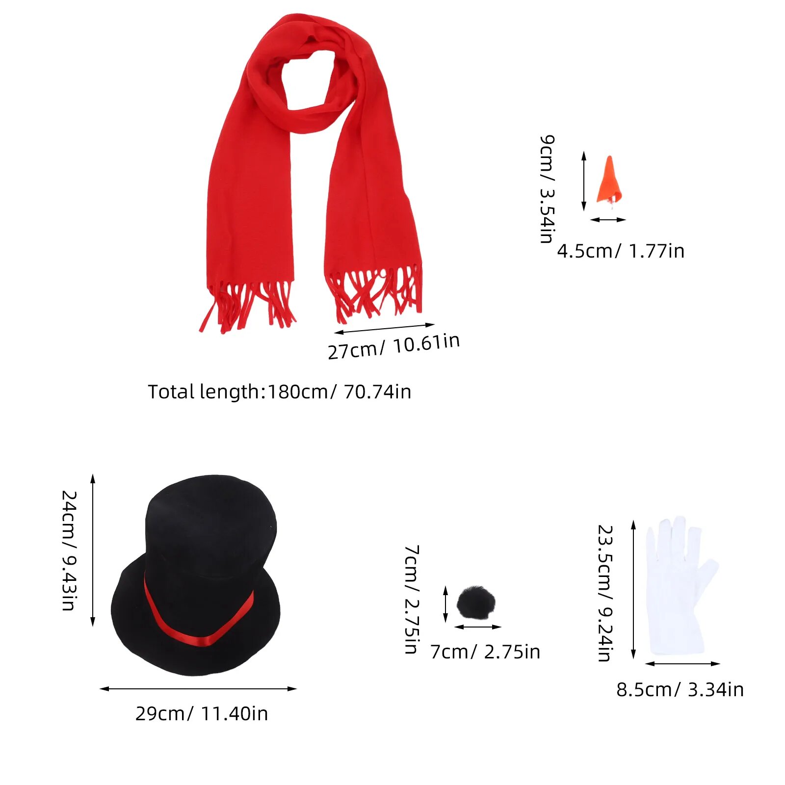 Костюм снеговика NICEXMAS