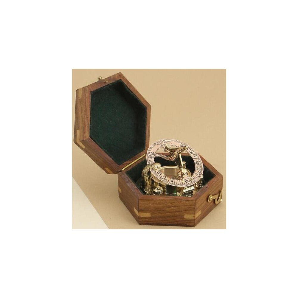 Nautical TN-24-3707 Морской компас в деревянном футляре, nautical