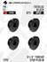 Заглушка BarrowCH ultra-thin Inner hexagonal stop plug, 4шт. - Black