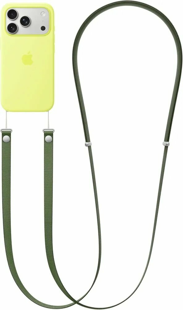 Ремень-браслет Apple Crossbody Strap для ношения iPhone через плечо совместим с чехлами Apple , В комплект поставки не входит чехол для мобильного телефона