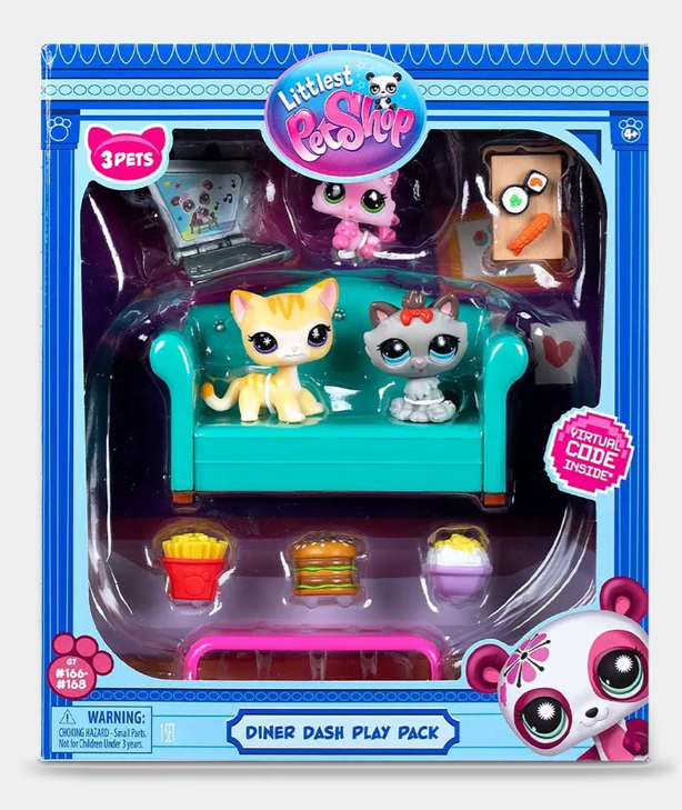 Набор "Обед с друзьями": три фигурки 00636_LPS