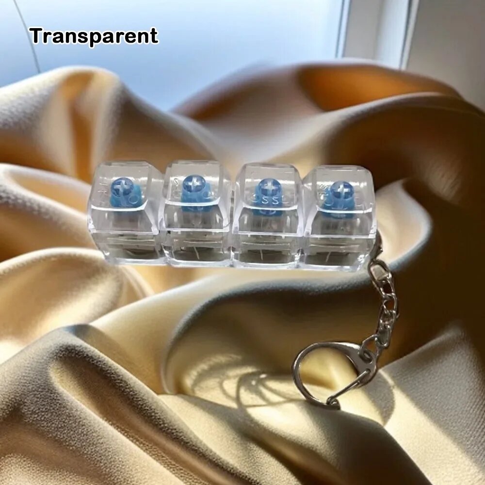 3/4/9 клавиш антистресс кнопка-кликер колпачок брелок для ключей на палец колпачки для клавиатуры игрушка DIY клавиатура-кликер игрушка для взрослых для облегчения