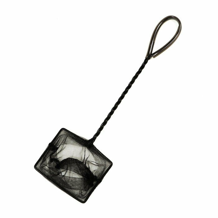 Сачок аквариумный 10 см, черный (комплект из 16 шт)