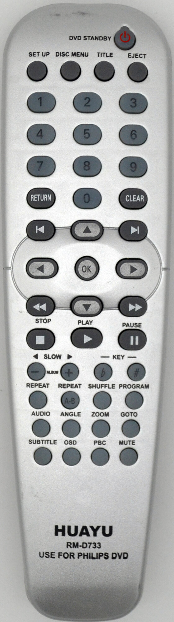 Пульт дистанционного управления универсальный RM-D733 для DVD плееров и домашних кинотеатров Philips