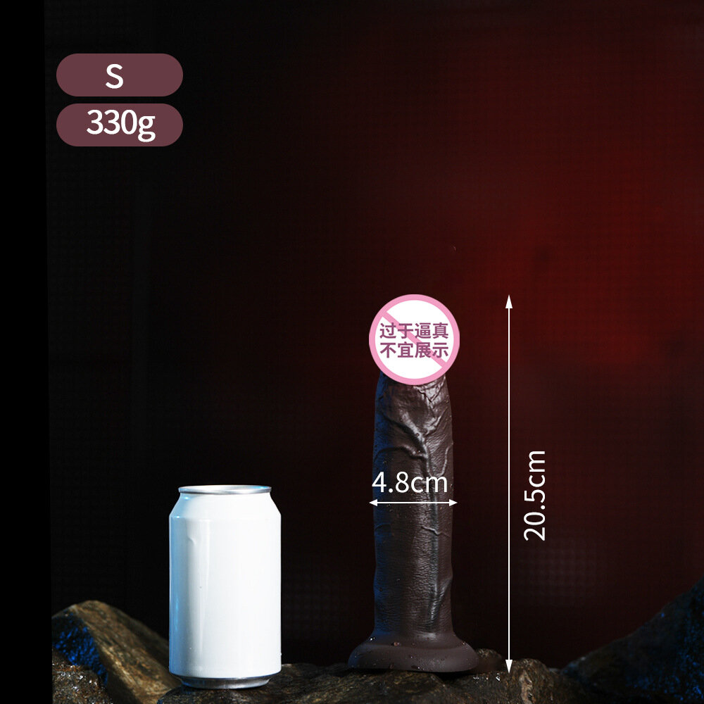 Большой ручной реалистичный дилдо без яиц, ультрамягкие взрослые товары, женские секс-игрушки, мастурбатор с присоской, искусственный пенис