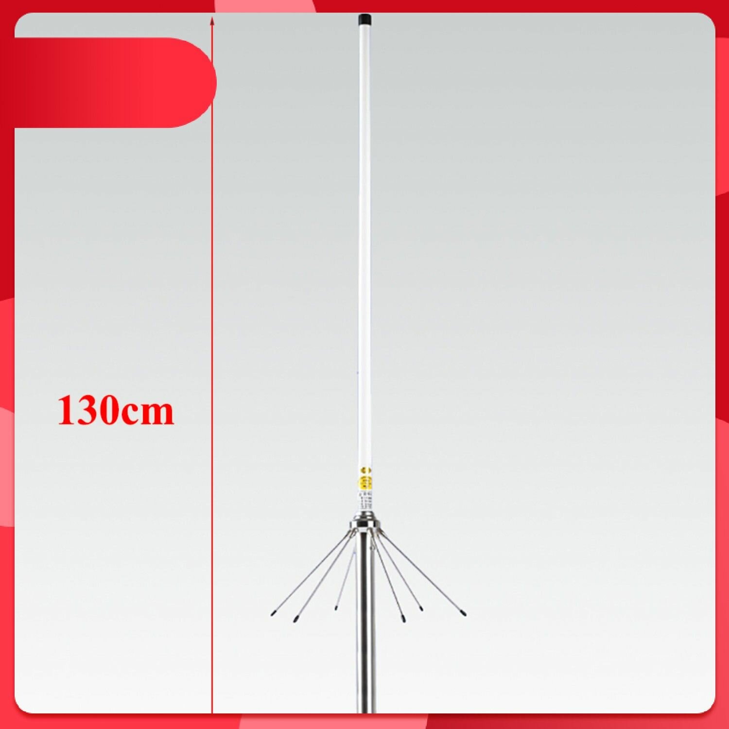 УФ-радиоантенна 144/435 МГц двухдиапазонная ОВЧ УВЧ всенаправленная базовая антенна из стекловолокна открытый репитер антенна рации