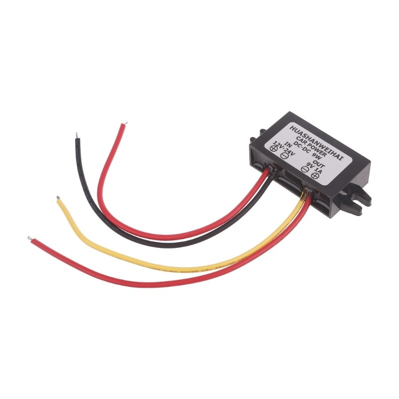 Voltage Converter Convert 12-24V to 5V/9V 1A Output for Driving Recorder Fan