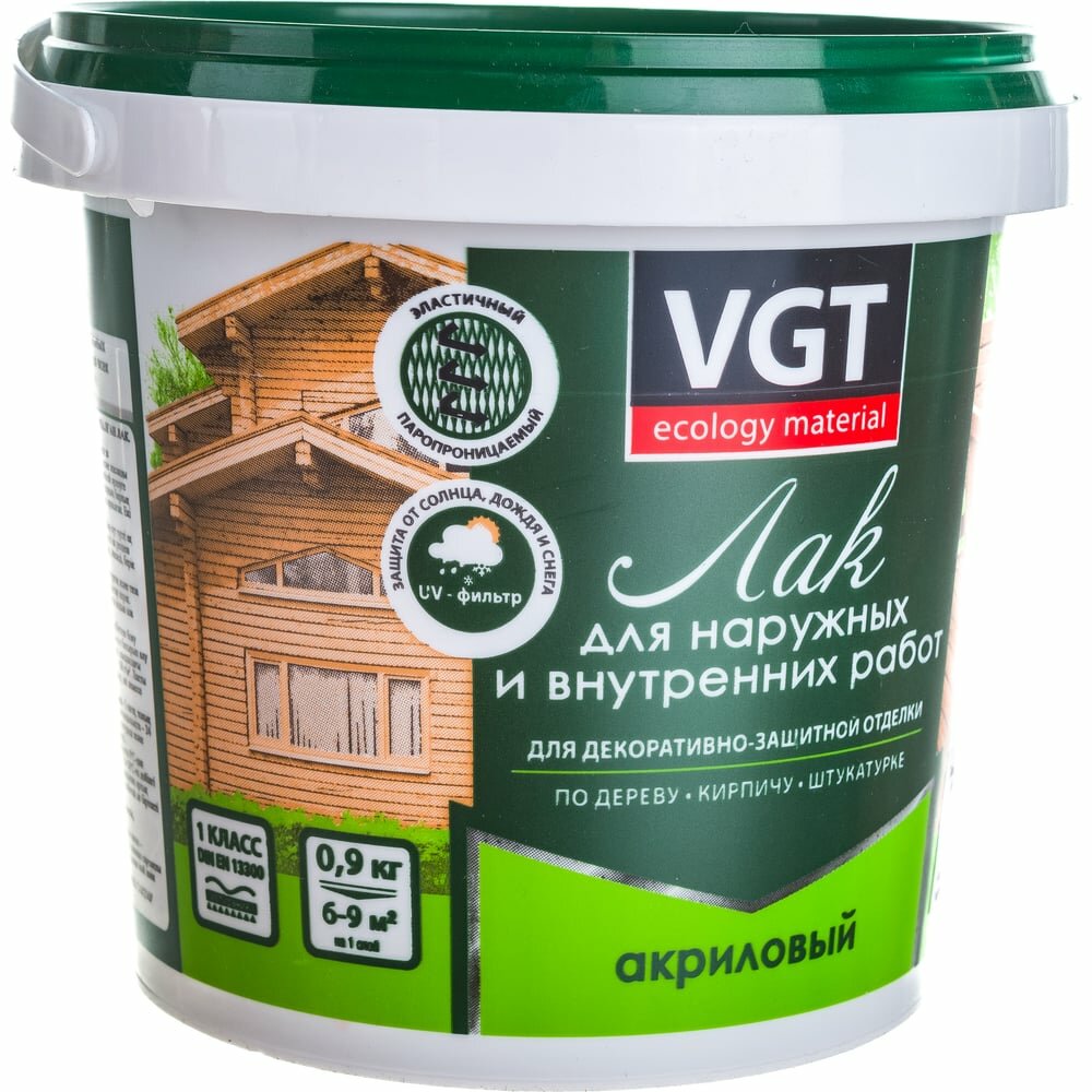 Акриловый лак для наружных и внутренних работ VGT 11600825