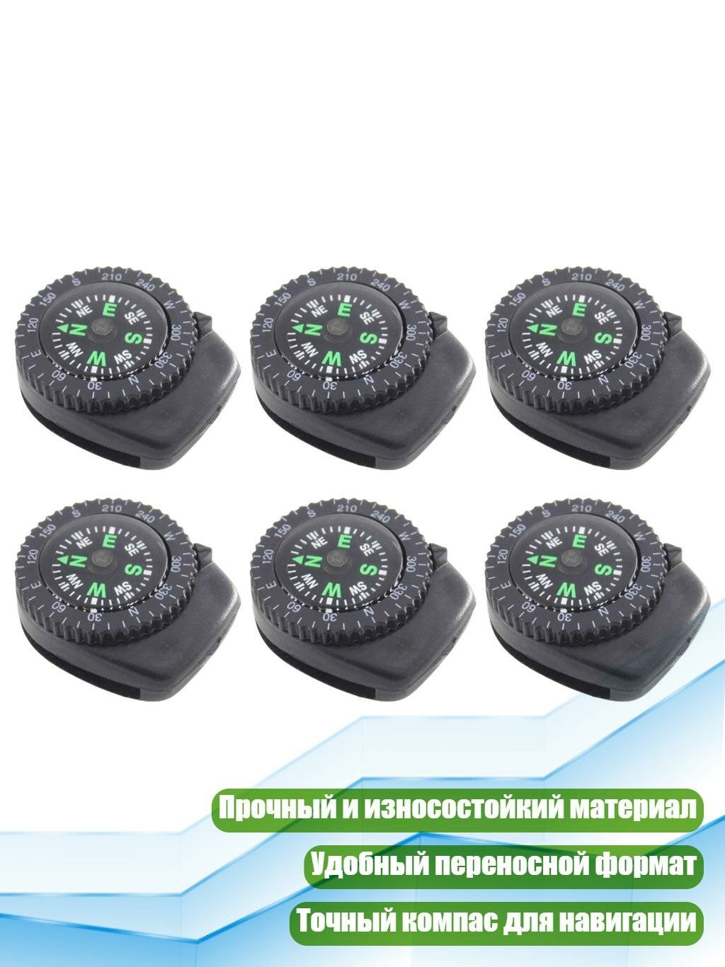 Водонепроницаемый компас-браслет