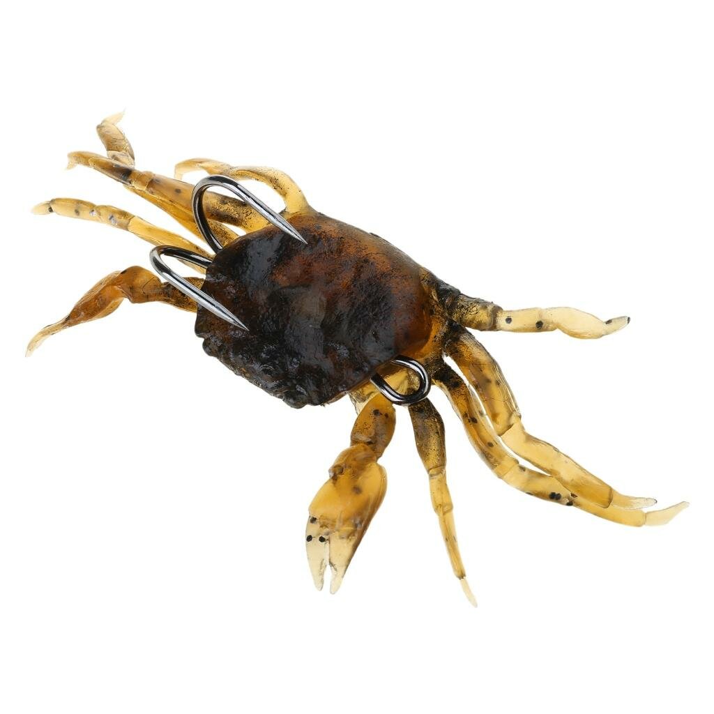 Мягкие рыболовные приманки-крабы, 8 см №3