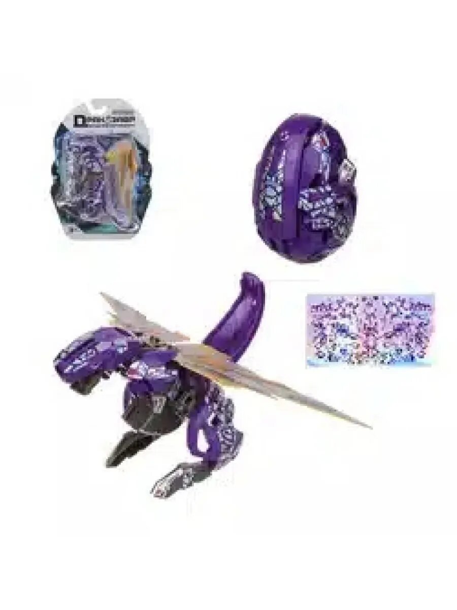 Динозавр - трансформер, ABS, 10х14х17см, 2 дизайна (107020