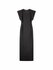 Платье Coperni Structured shoulders adjustable dress, размер 34, black/black