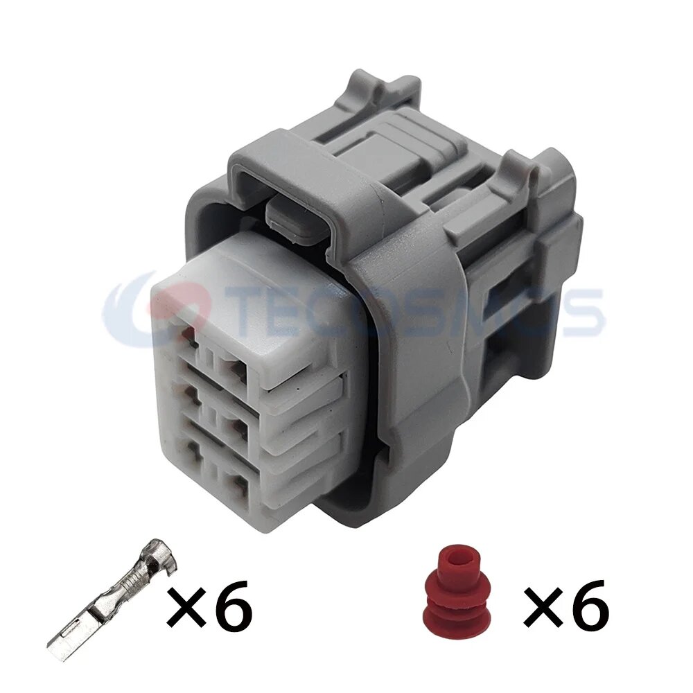 Автомобильный разъем 6-контактный, Color: 10Set With Pin