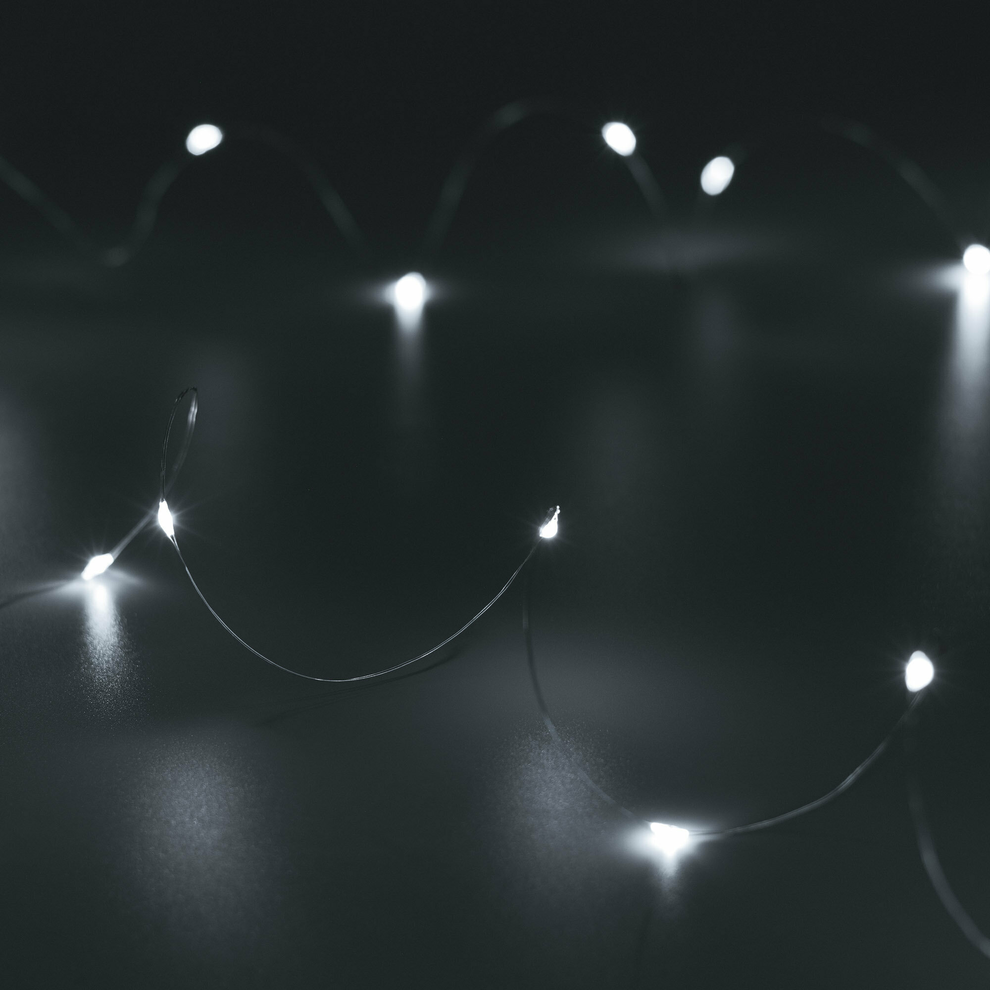 Светодиодная гирлянда ARD-DEW-HOME-10000-CLEAR-100LED-LIVE White6000 (5V, USB, ПДУ) (Ardecoled, IP20) 048709