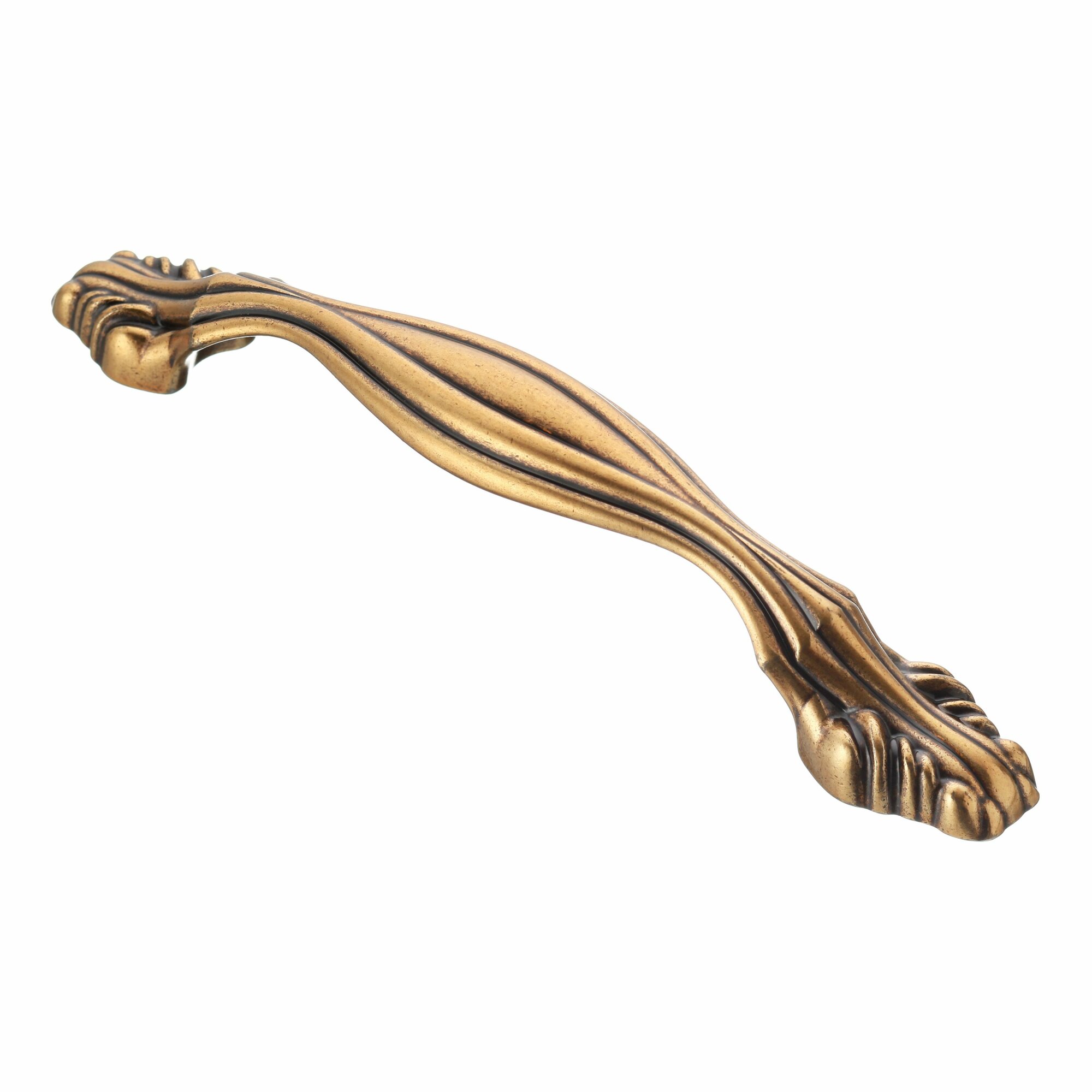 Ручка мебельная скоба GIUSTI LINEA DECOR WMN790.128.00A8 винтажная латунь
