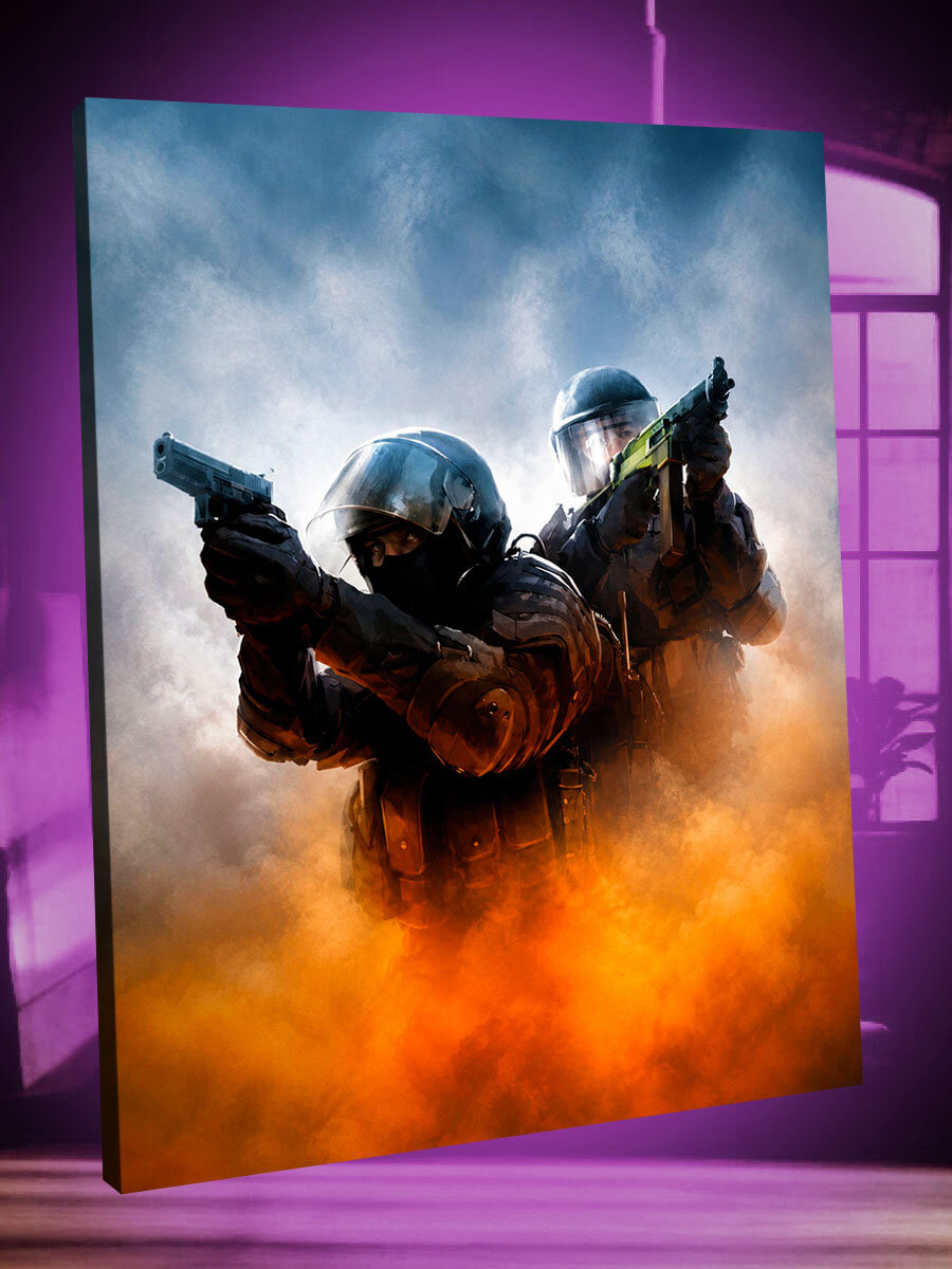 Интерьерная картина по мотивам Counter Strike