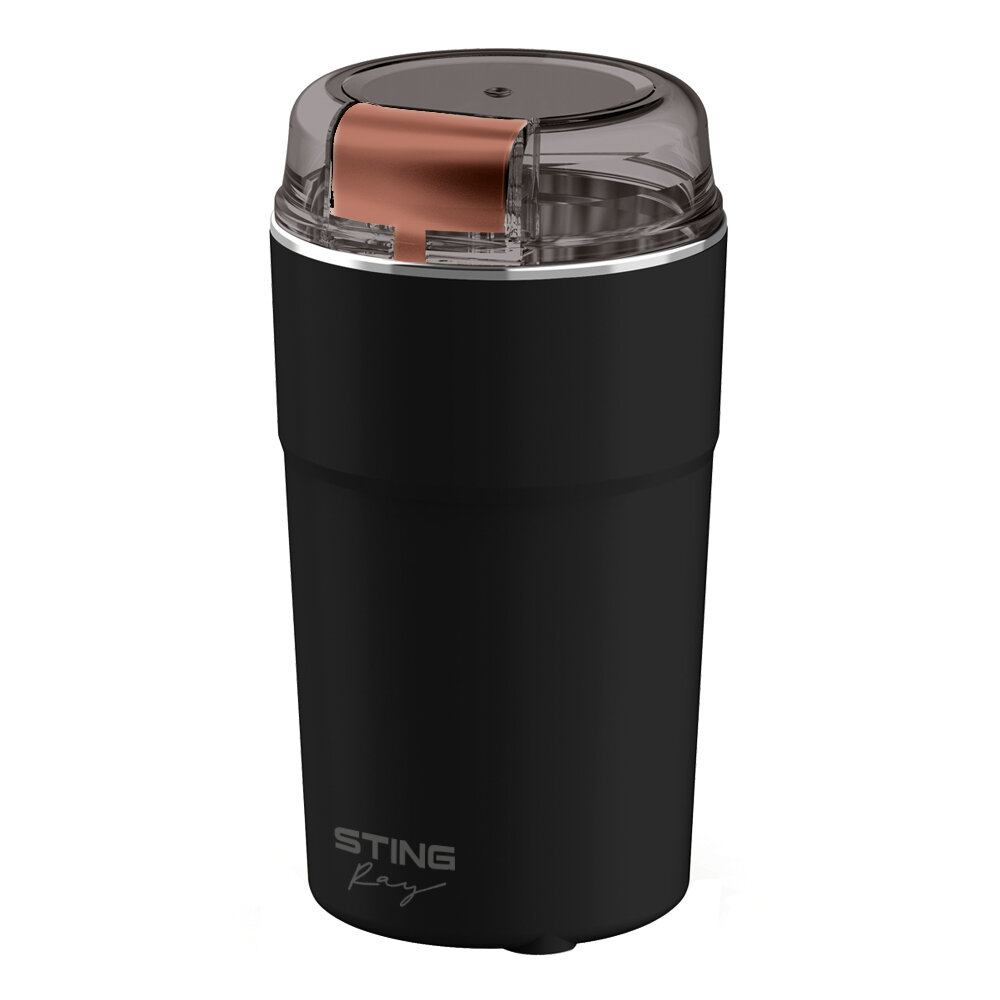 Кофемолка Stingray ST-CG2405A, 500W, черный/медь, 8-лезвийный нож, 110г