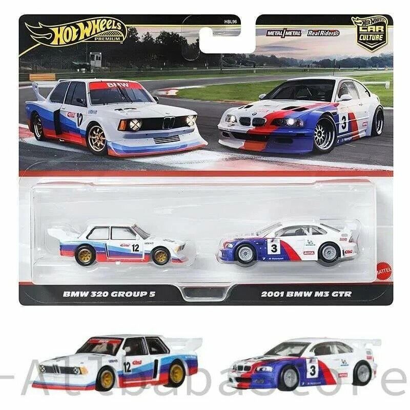 Машинка Premium Car Culture 2-Pack HBL96-BMW 320 Group 5 & 2001 BMW M3 GTR
