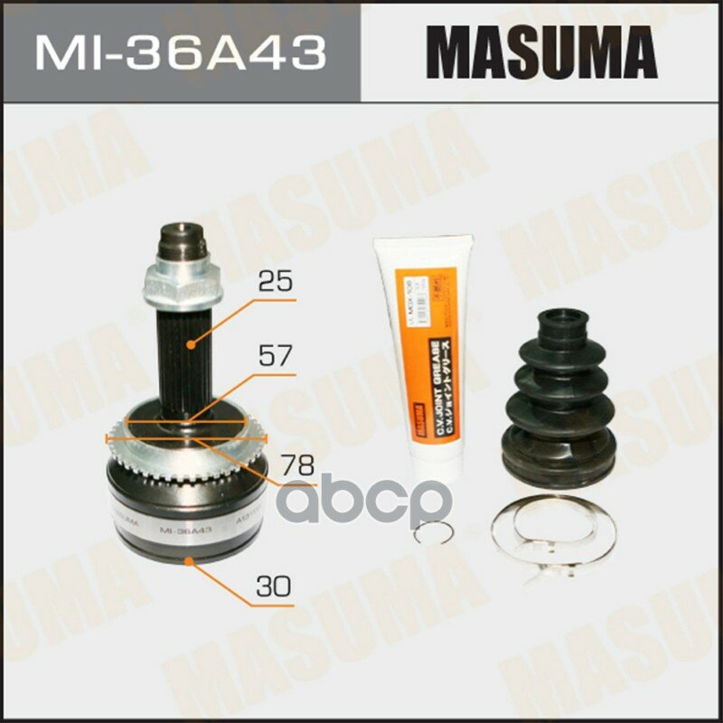 ШРУС MITSUBISHI LANCER 2003-2007 Masuma арт. MI-36A43