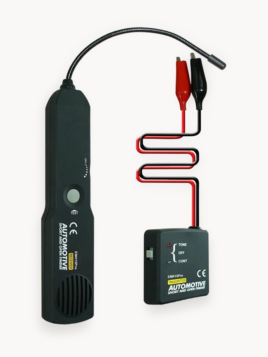 Автомобильный прибор для поиска коротких замыканий и обрывов в проводах, тестер силовых кабелей