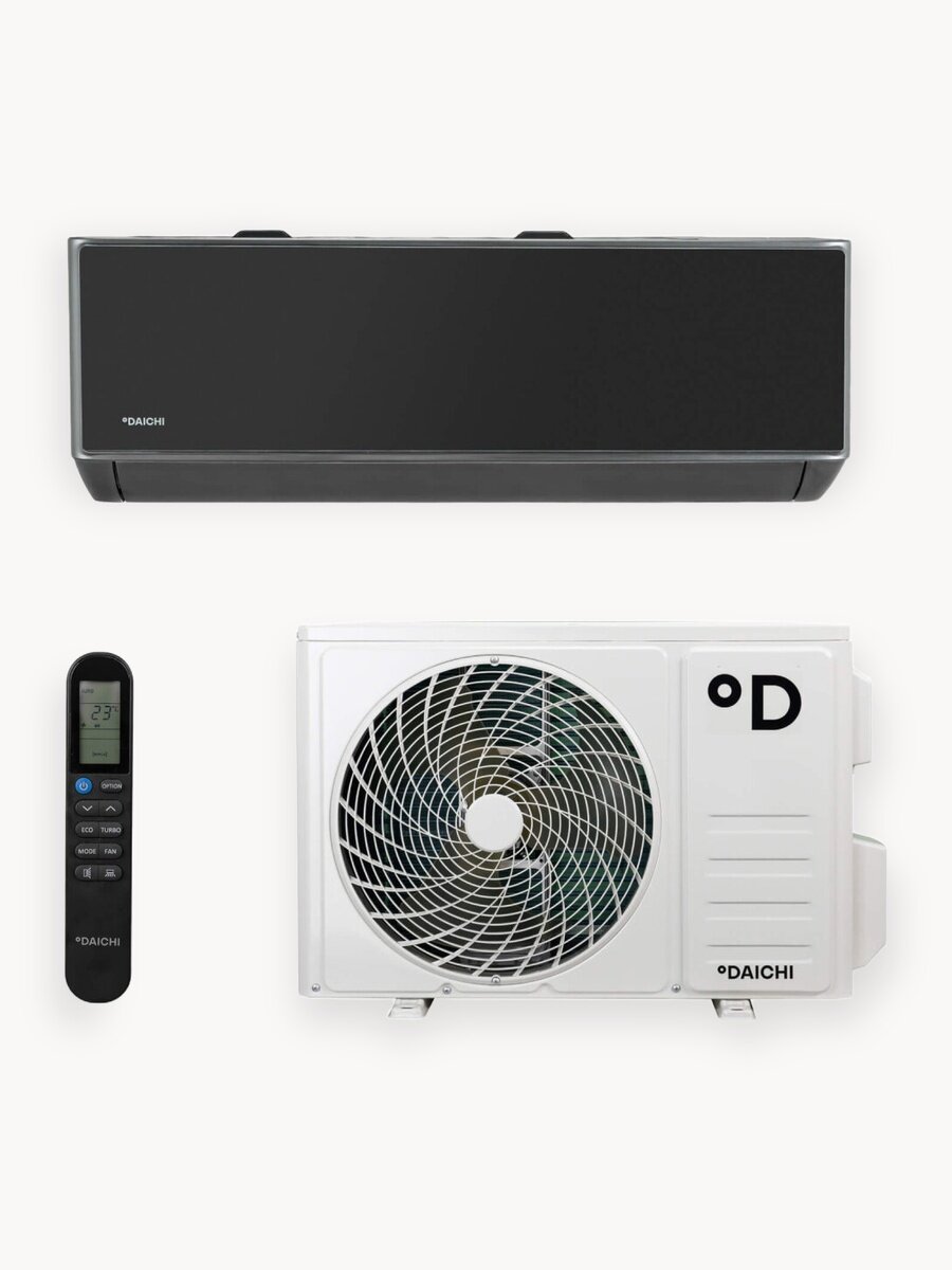 Сплит-система /кондиционер Daichi Miracle MIR20 до 20 кв. м. Цвет черный