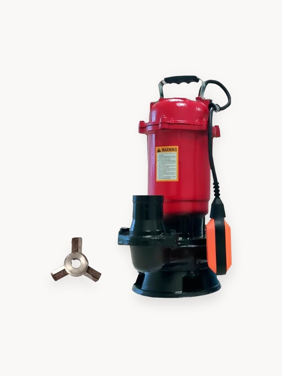 Насос фекальный погружной с измельчителем дренажный для грязной воды CUTLIFT 1100 (1100 Вт, 220 В, 10м)