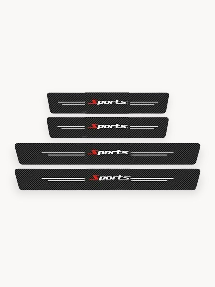 Защитные накладки на пороги автомобиля Sports/набор из 4 предметов (2 передних двери + 2 задних двери 2 /