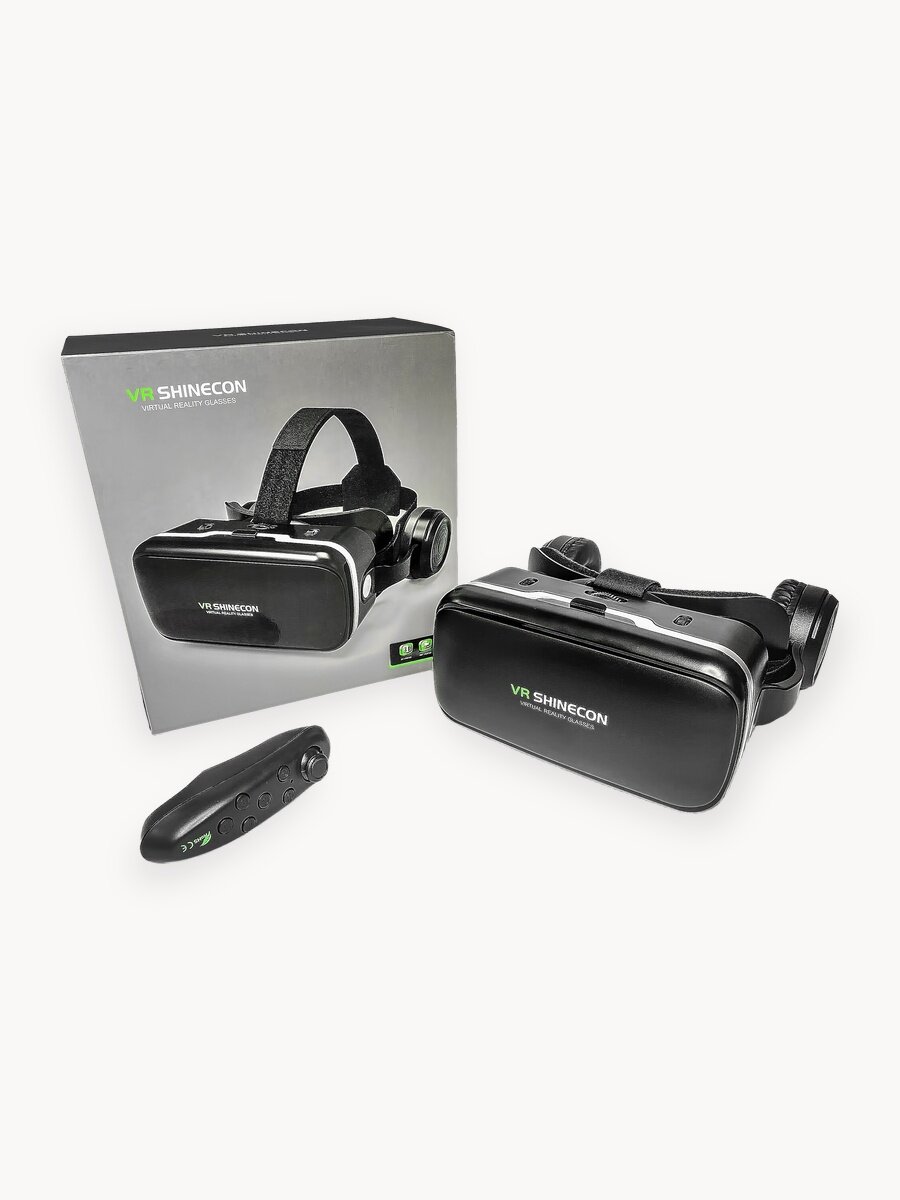 Очки виртуальной реальности Shinecon 6.0 + джойстик icade