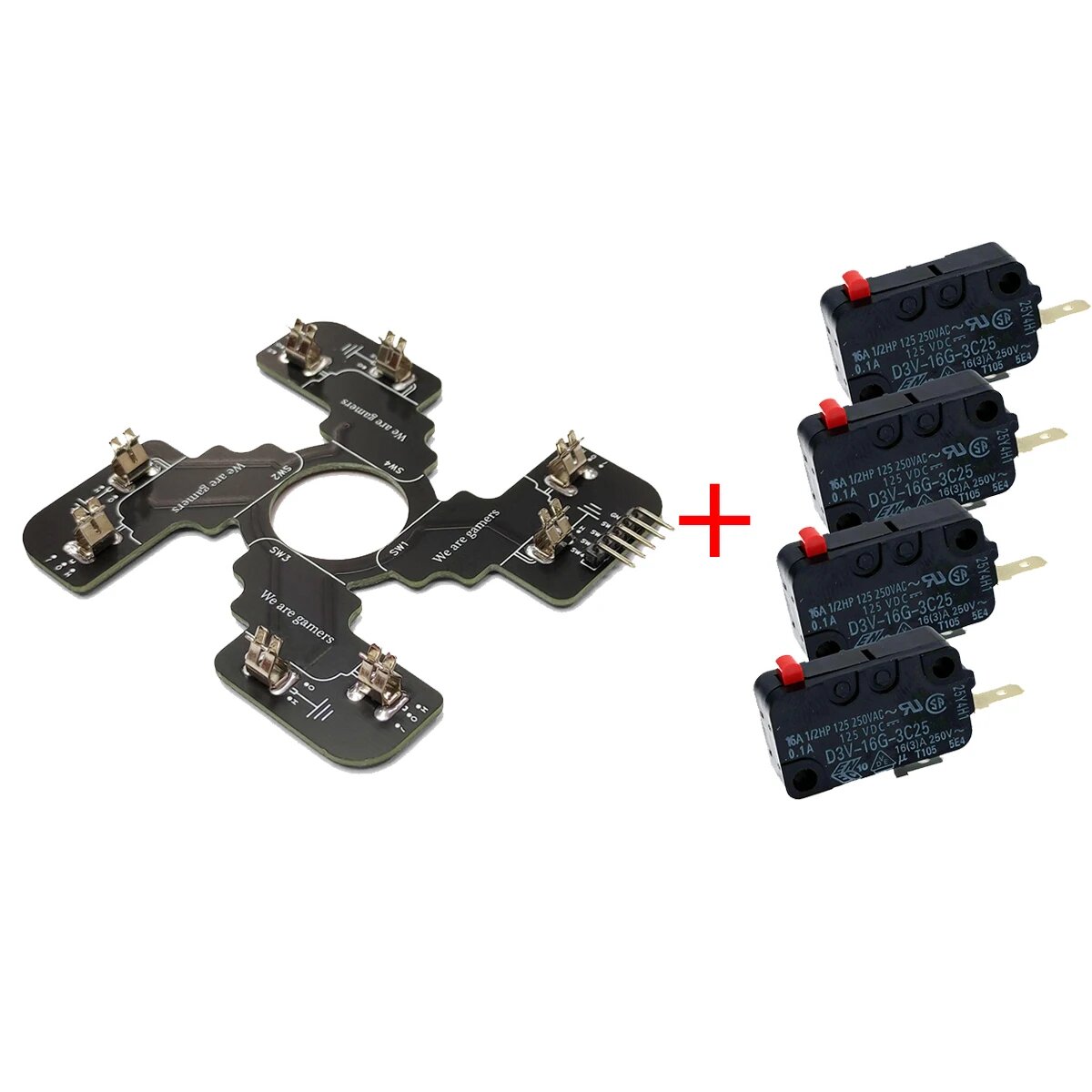 Замененная печатная плата JLF для Sanwa TP-MA Sinoarcade