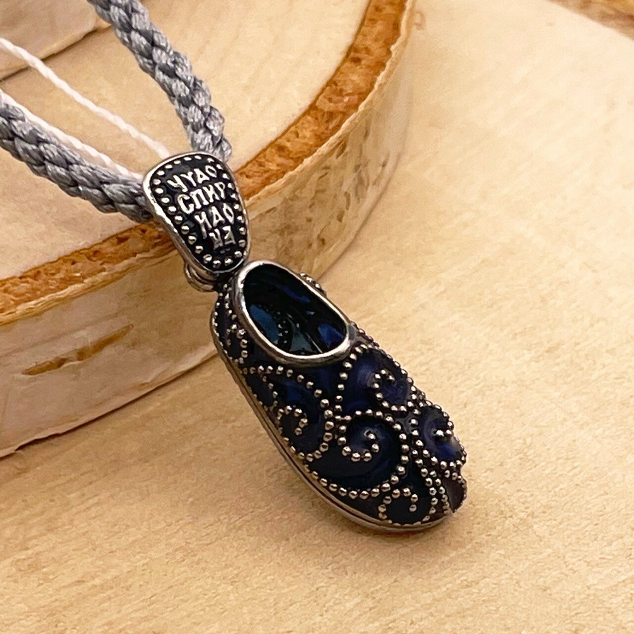 Комплект украшений Русские Мастерские, серебро, 925 проба, чернение, оксидирование, эмаль