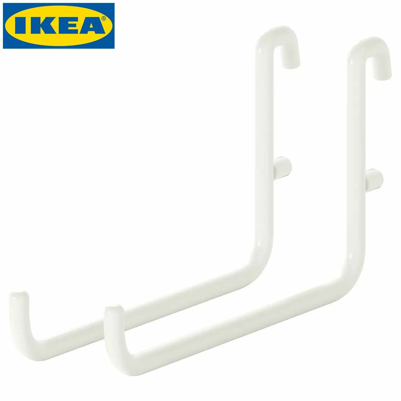 Крючки для настенной доски IKEA SKADIS (икеа скодис), 2 шт, черные, металл