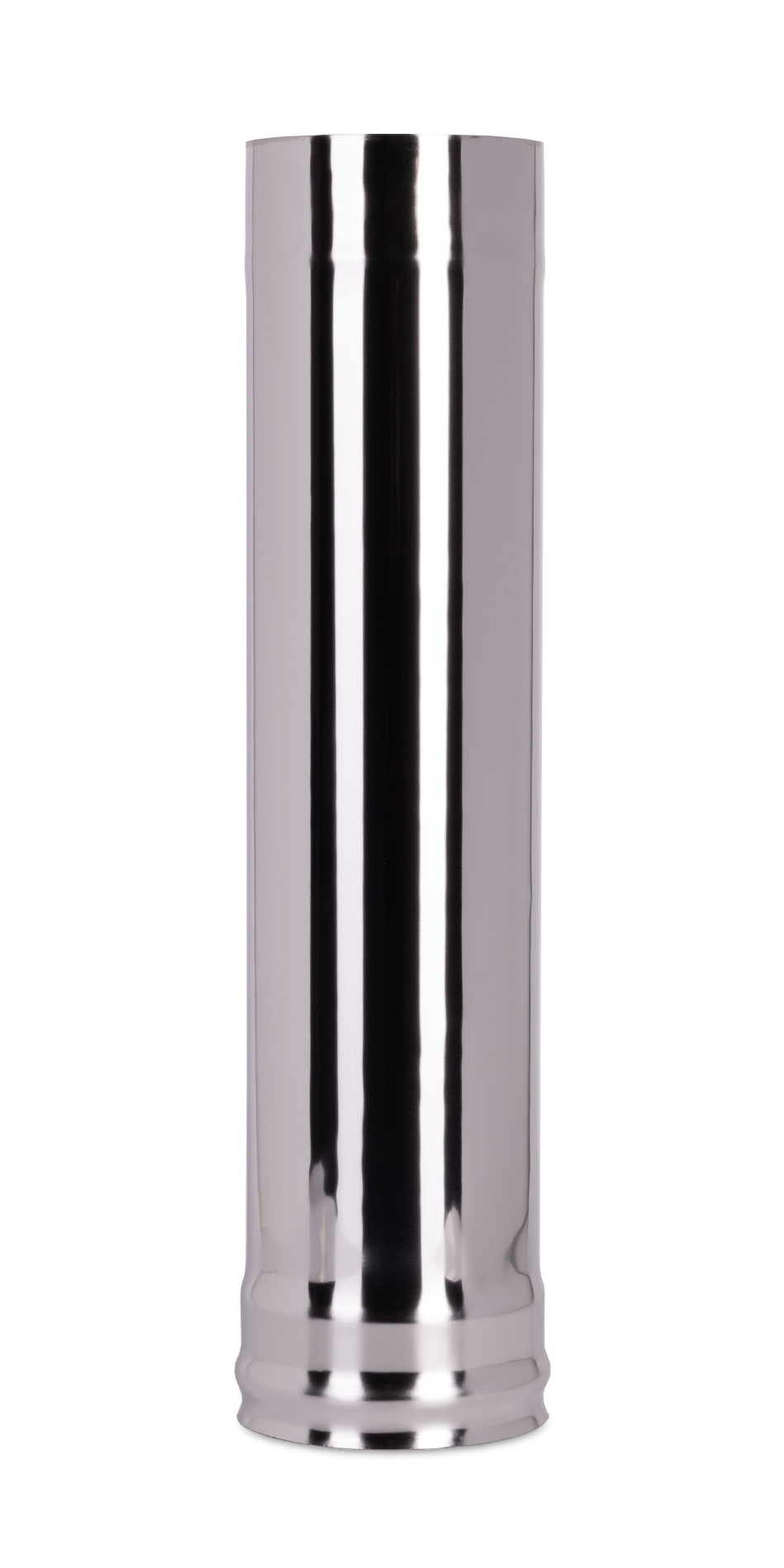 Труба дымоходная Сталь Мастер одностенная, из нержавеющей стали AISI 430 толщиной 1мм, серебристая, диаметр 200мм, длина 0.5м / строительство и ремонт