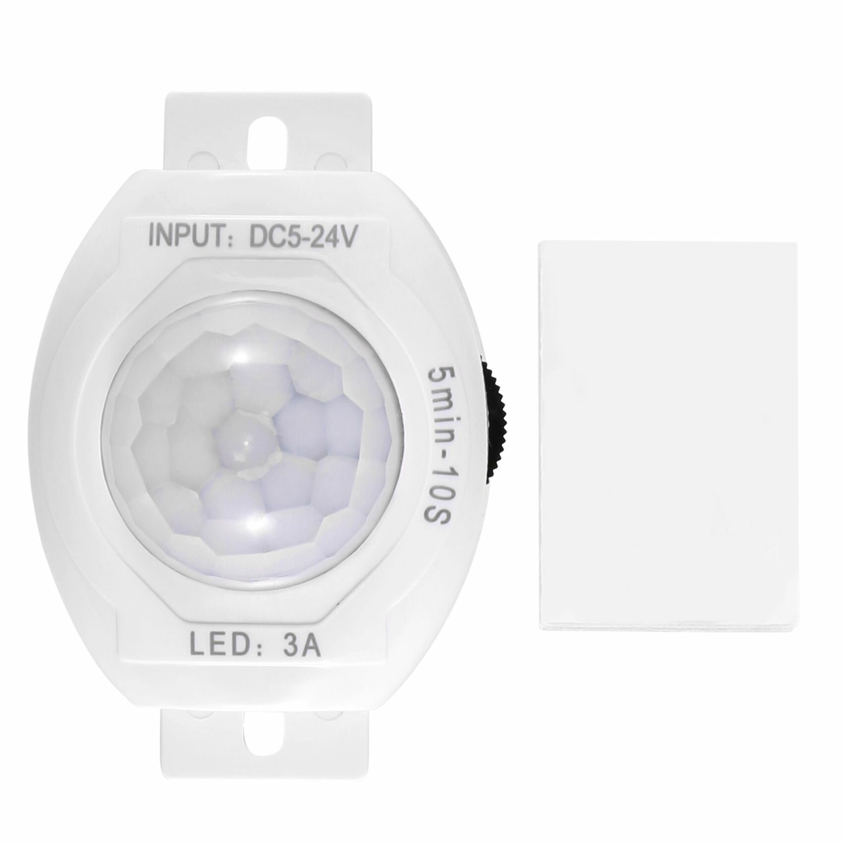 Инфракрасный датчик движения PIR, датчик движения DC5-24 В, автоматический выключатель с таймером включения и выключения, светодиодная лампа